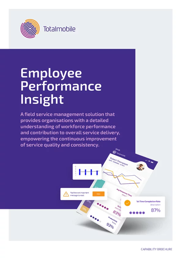 Employee Performance Intelligence | Capability Brochure | Totalmobile