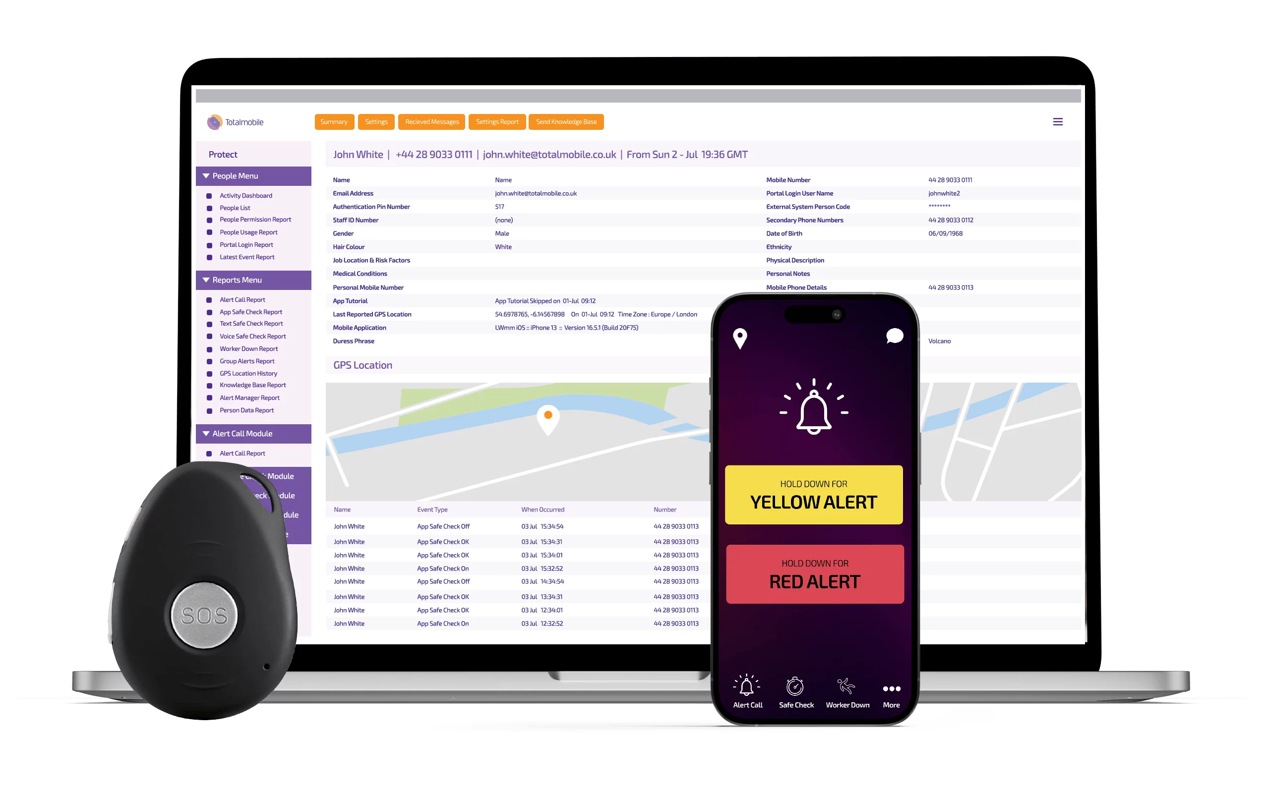 Lone Worker Protection Centre | Totalmobile