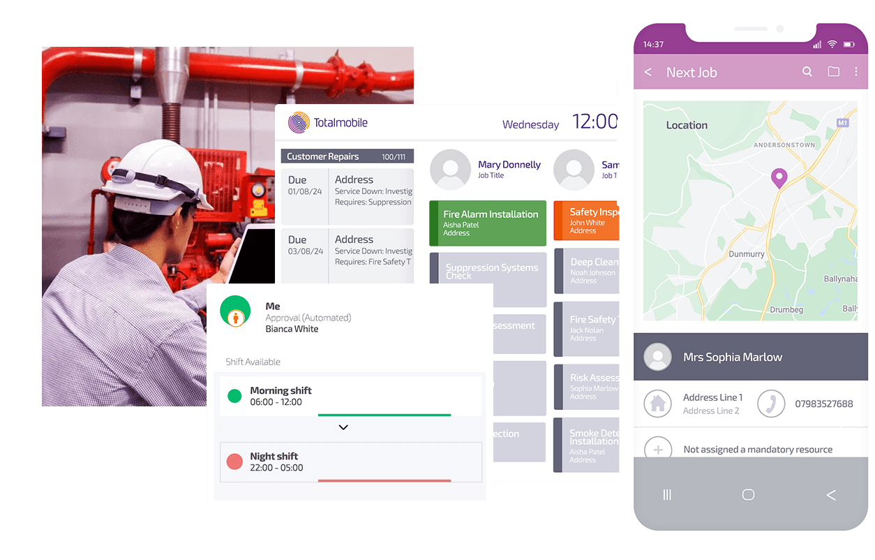 Fire Safety and Security Solution Features | Totalmobile
