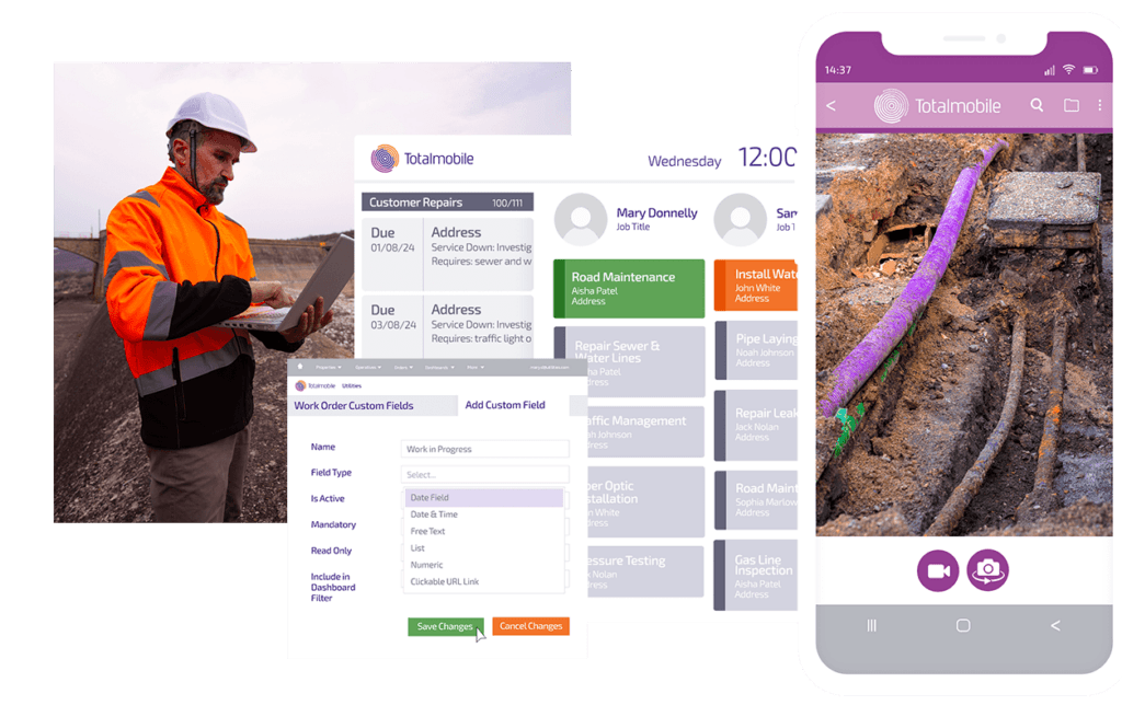Utility Contractors Solution Features | Totalmobile