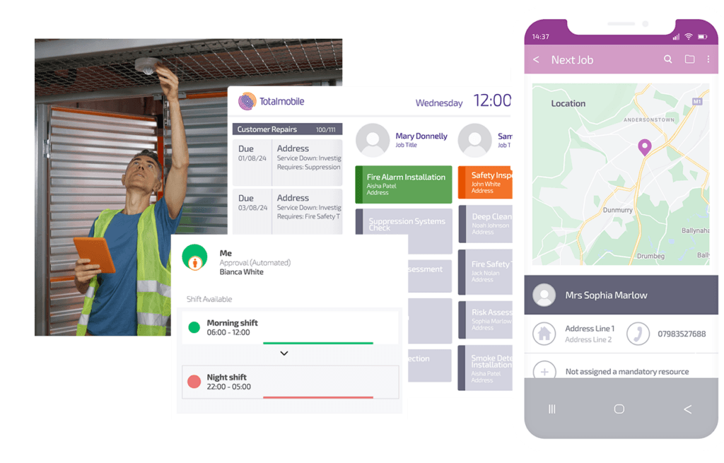 Fire Safety and Security Solution Features | Totalmobile