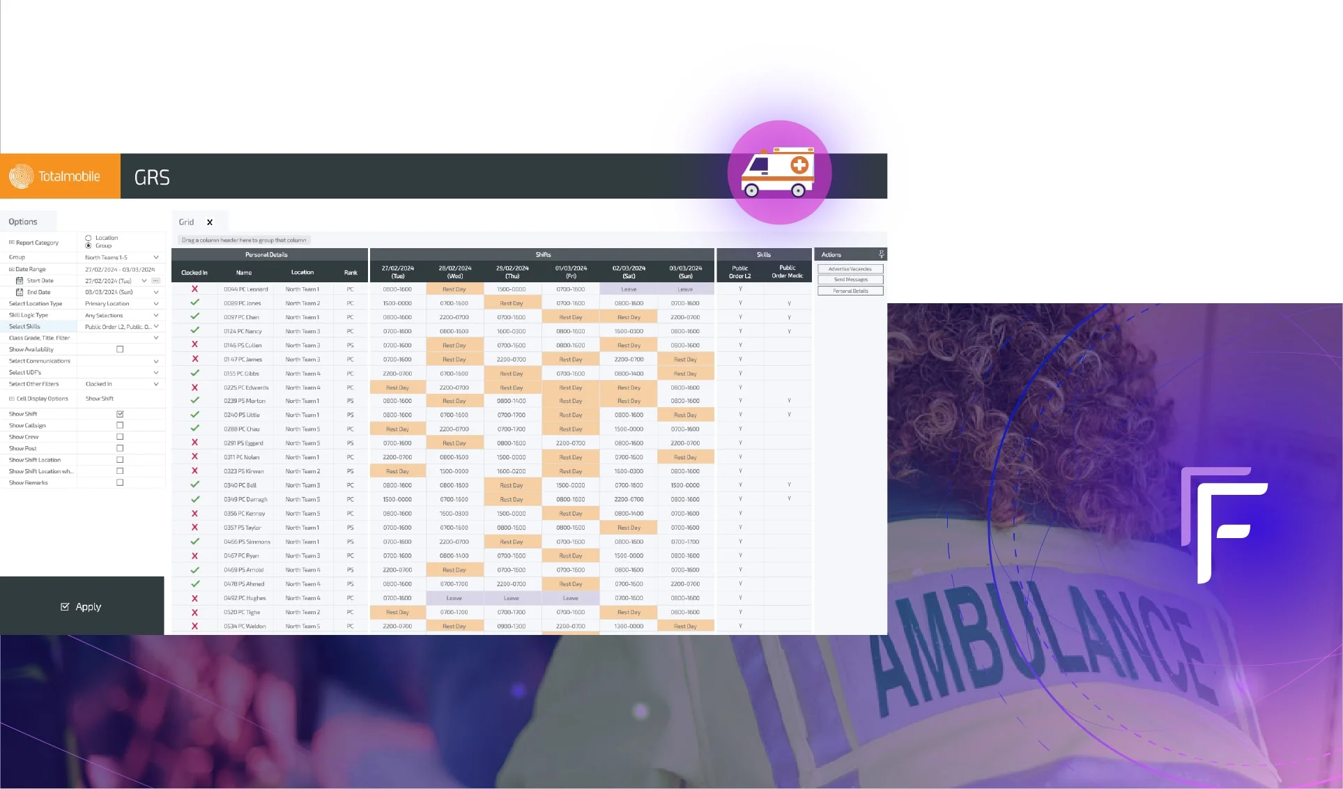 Ambulance Resource Management Solution | GRS | Totalmobile