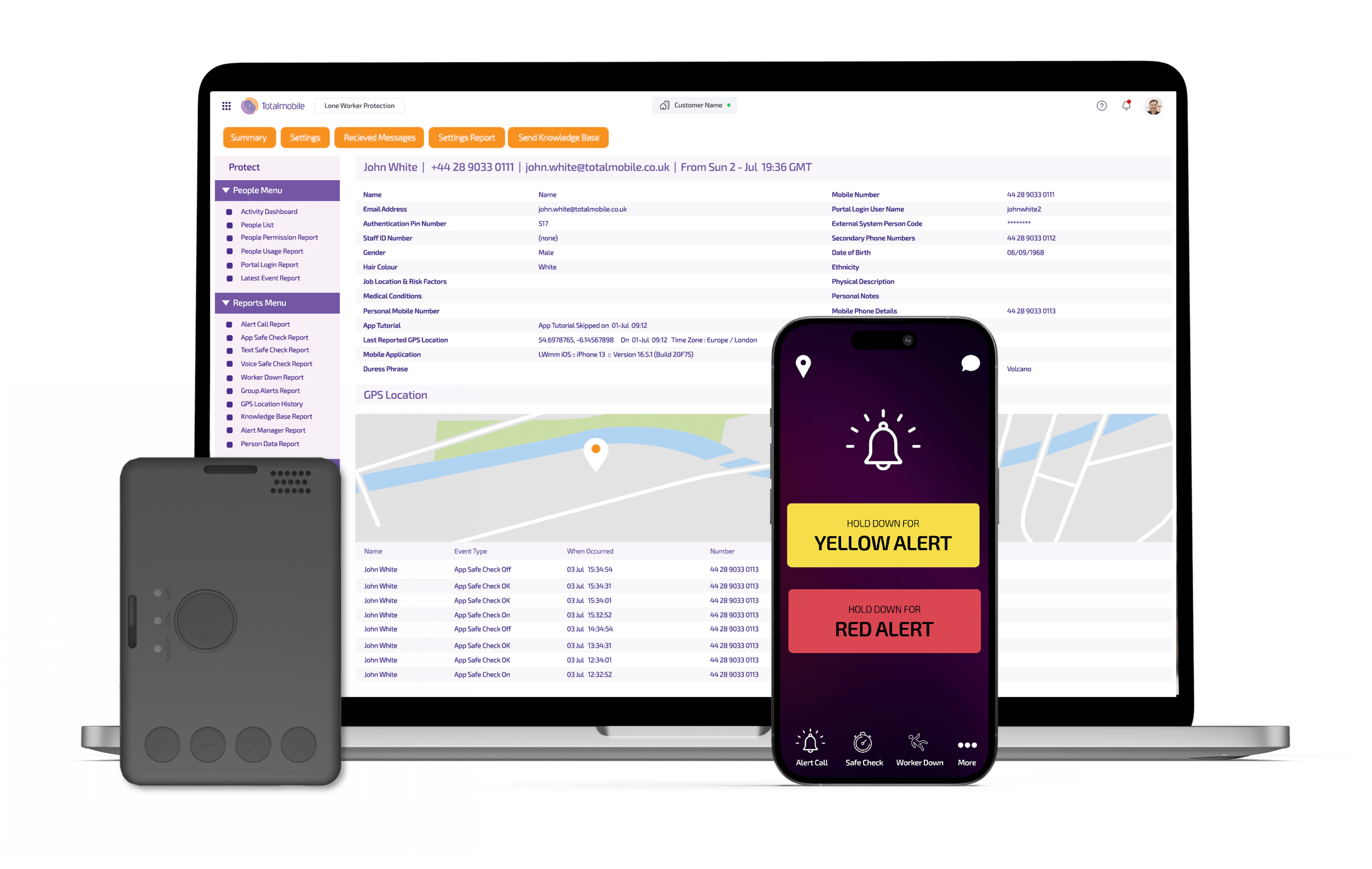 Demo | See Lone Worker Protection in Action | Totalmobile