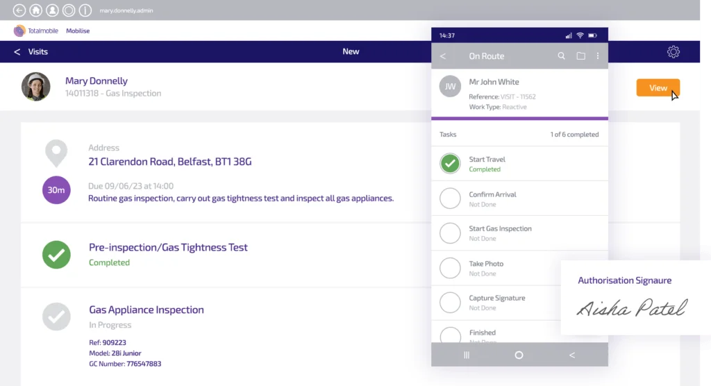 Field Service Management Software | Totalmobile