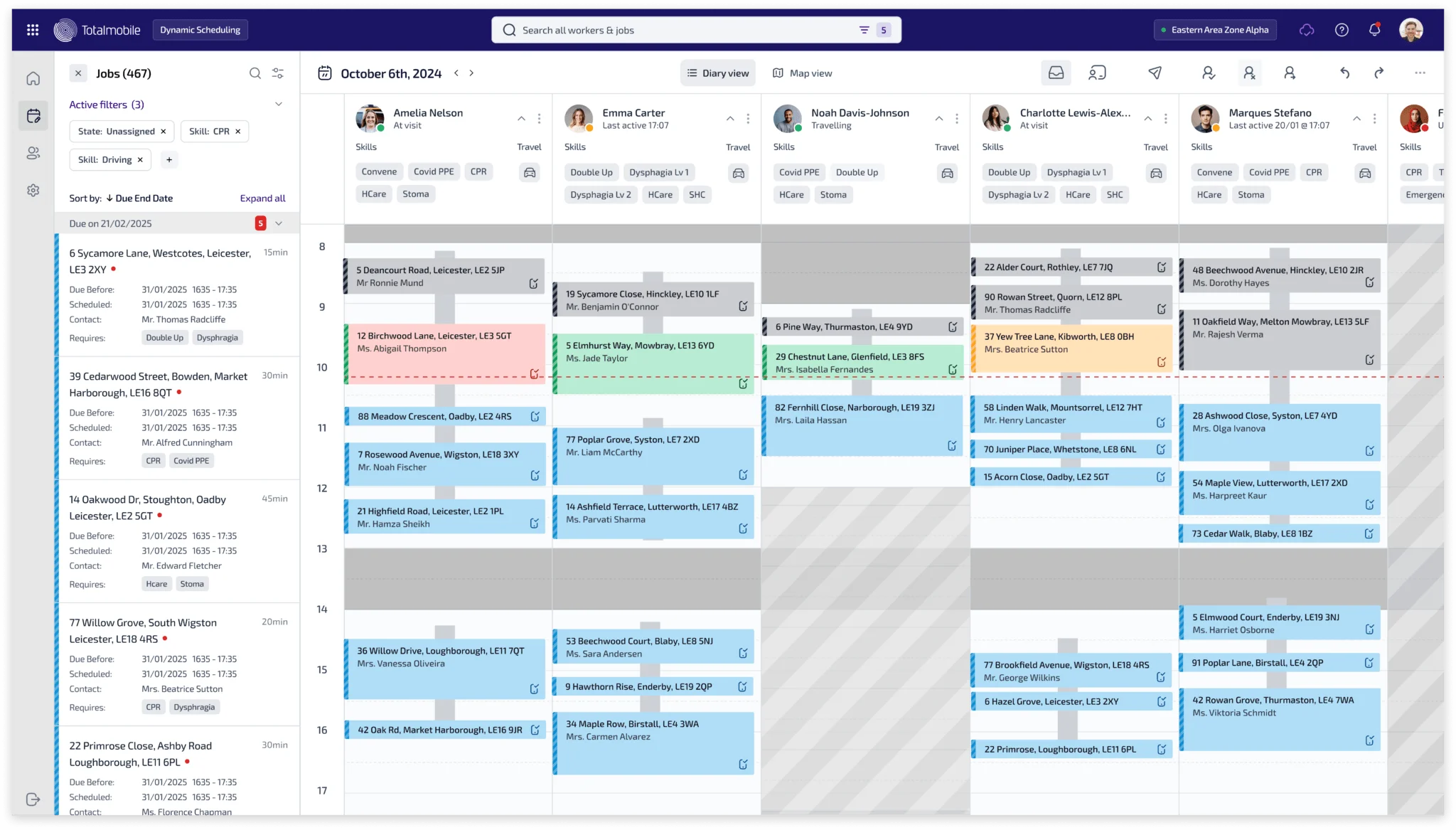 Dynamic Scheduling | Totalmobile
