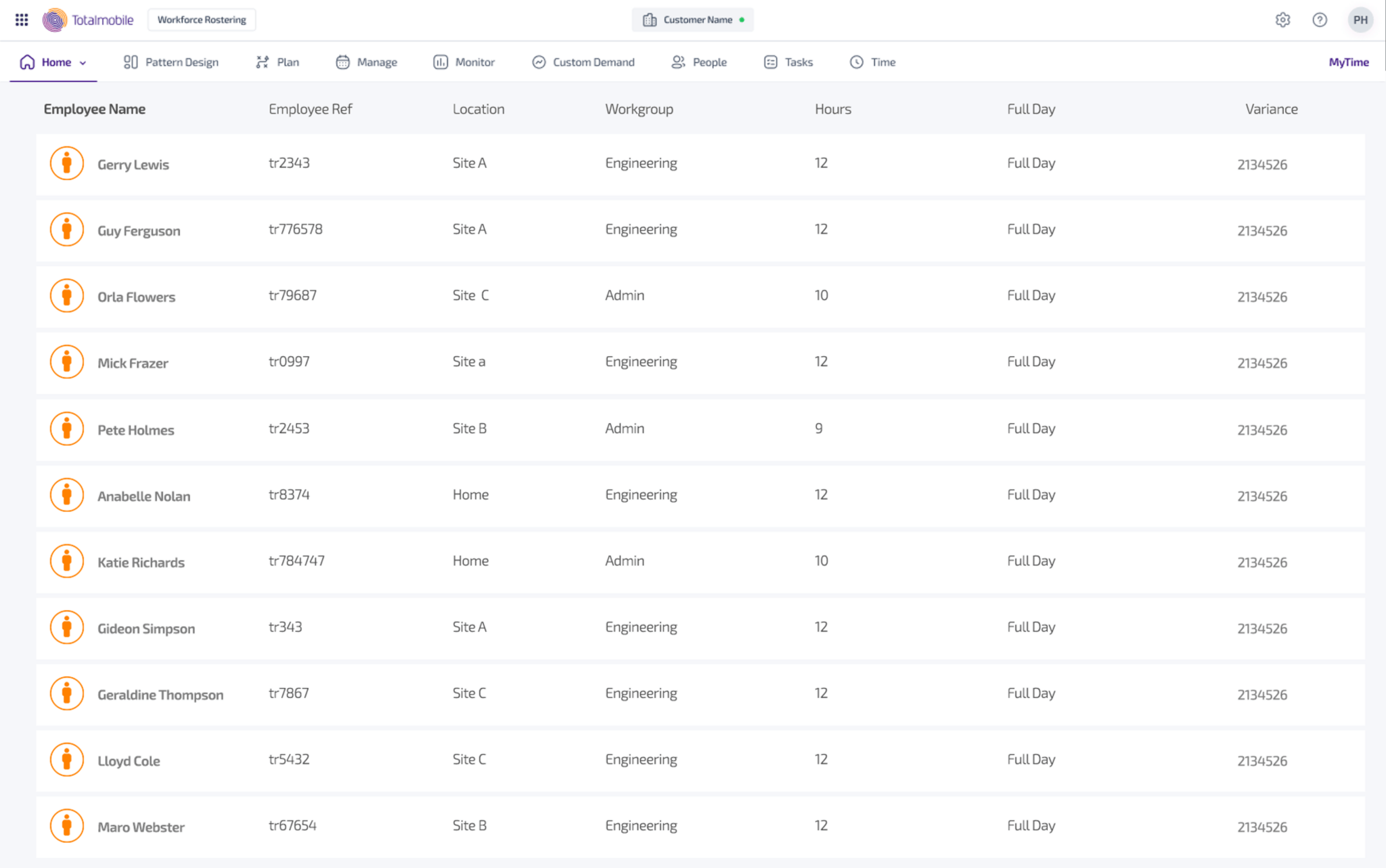 Rostering Software | Totalmobile